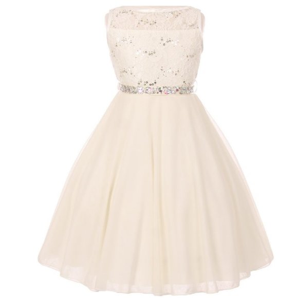 Bny Corner | Dresses | Little Girls Infant Toddler Sequin Rhinestones ...